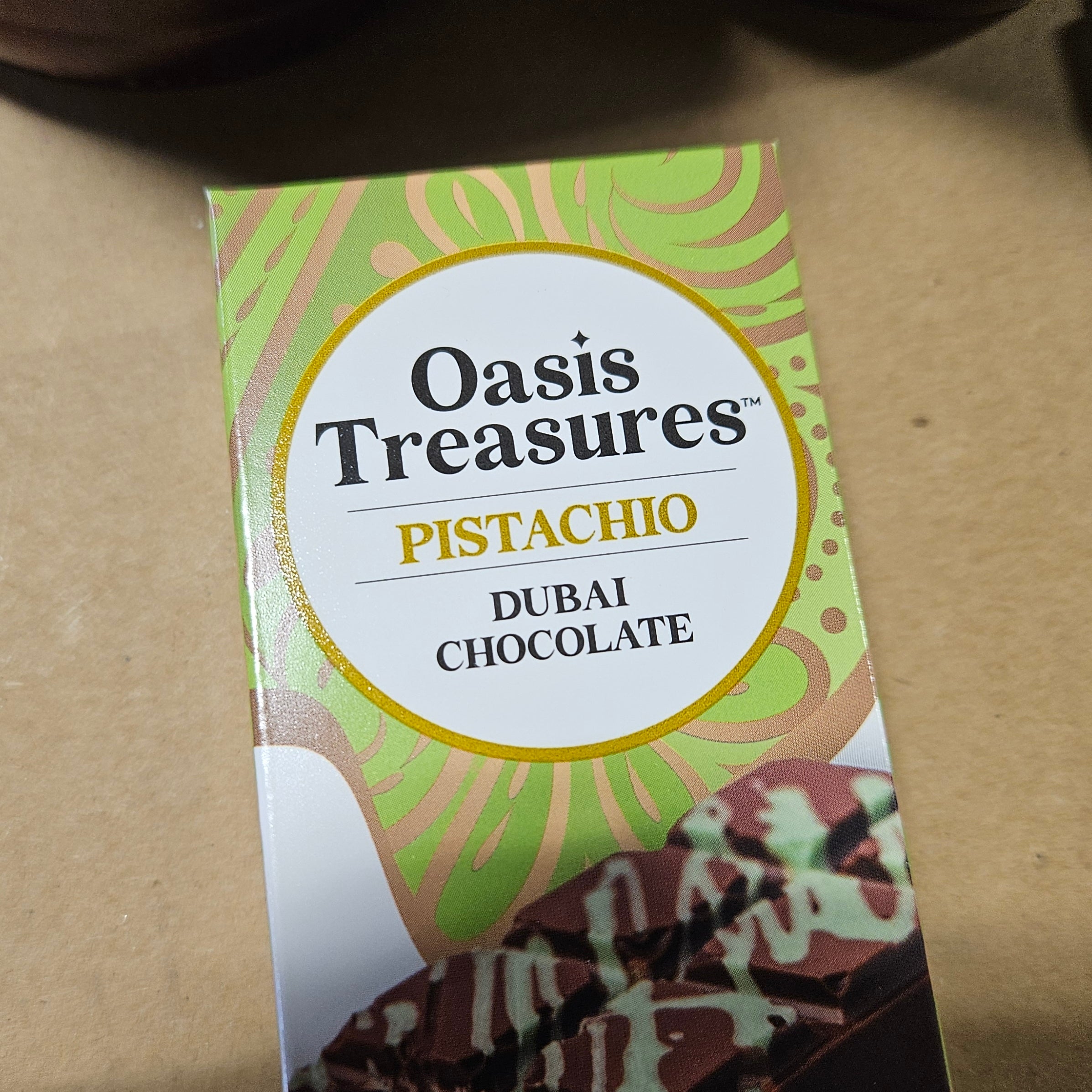 Oasis Treasures Pistachio Dubai Chocolate | Gadgets & Goodies Plover